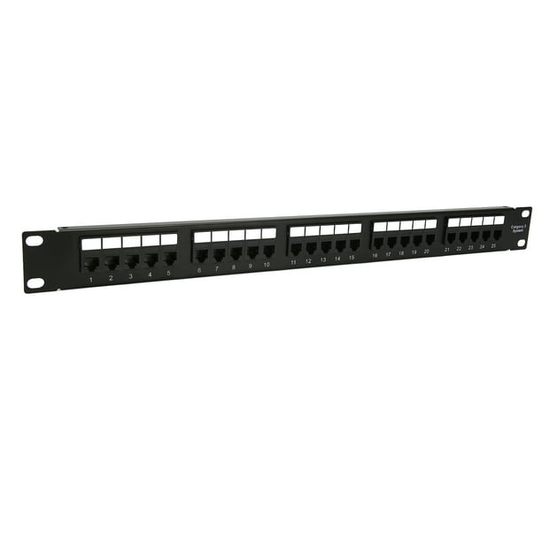 Rackmount Patch Panel,RJ11 Through Coupler 25 Network Patch Panel R ...