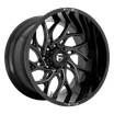 Fuel D741 Runner 22X8.25 8X200 -202Et 125.1Cb Gloss Black Milled Wheel ...