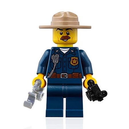 LEGO City Mountain Police Minifigure - Police Chief (with Handcuffs and ...