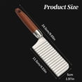 SLUOHZXI Crinkle Cutter 403 Stainless Steel Potato Slicer Heavy Duty ...