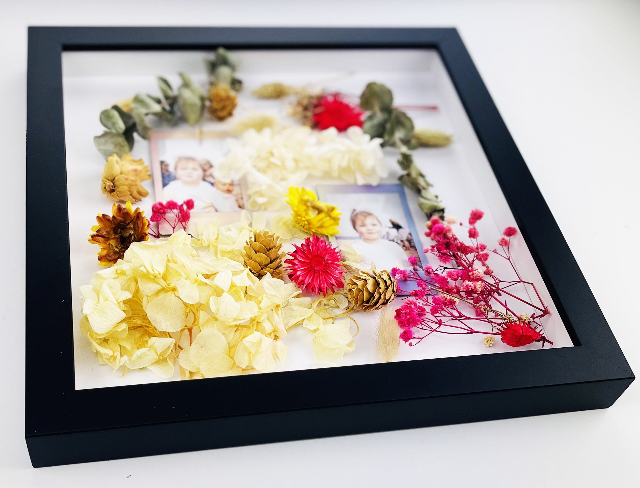 Buy 5x5 Black Shadowbox Frame - Shadow Box Frame Interior Size 5x5 by 1 ...