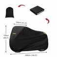 210D Thick Oxford Motorcycle Cover - Fit, Durable Black Protective Gear ...