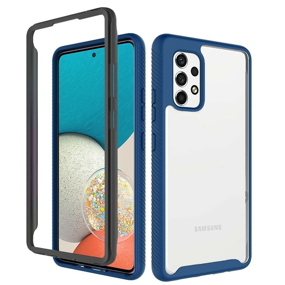 Kaleidio Case For Samsung Galaxy A53 5G [Fusion-X] Hybrid TPU Bumper [Shockproof] Transparent ...