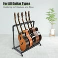 Yescom Universal Folding Guitar Stand for Electric, Acoustic, Bass - 5 ...