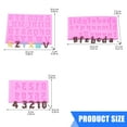 3D Number Molds for Candoe Soap Chocolate Fondant Molds for Cake Baking ...