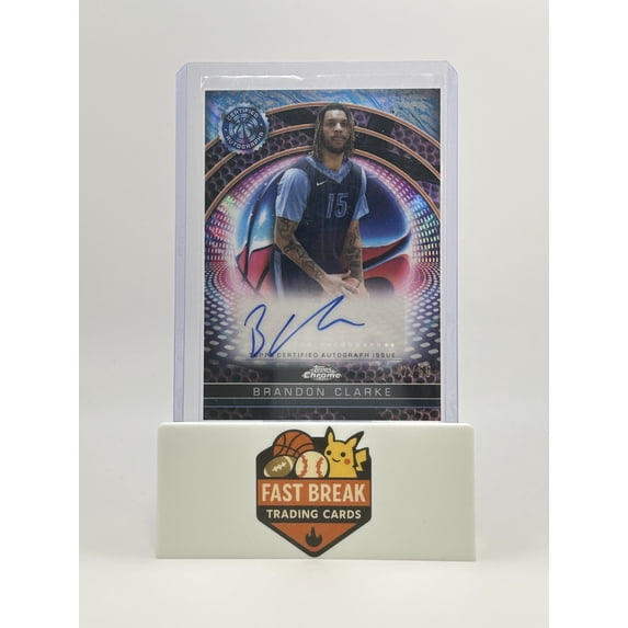 2025 Topps Chrome Basketball Brandon Clarke #TCAI-BCL /55 - Walmart.com