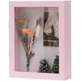 8x10 Shadow Box Frame with Linen Back, Wood Glass Display Case for ...