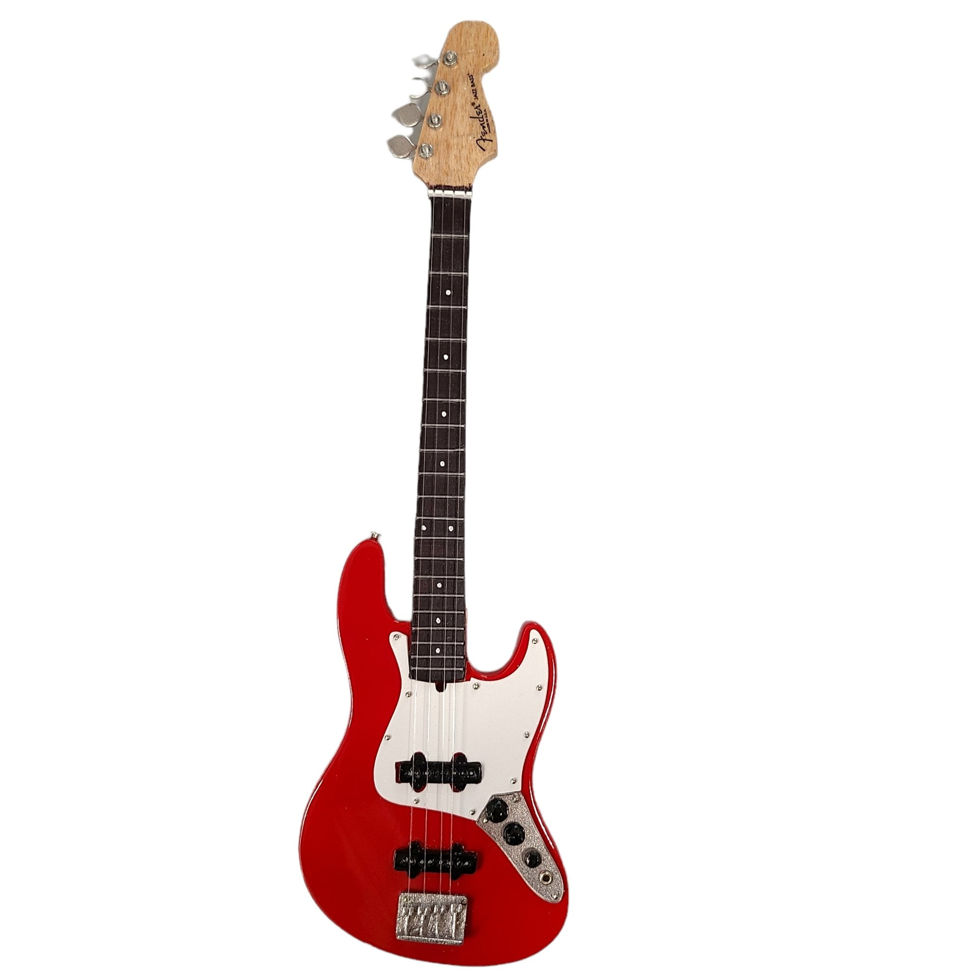 Axe Heaven Mini Bass Replica Fender Jazz Guitar Classic Red Finish FJ ...
