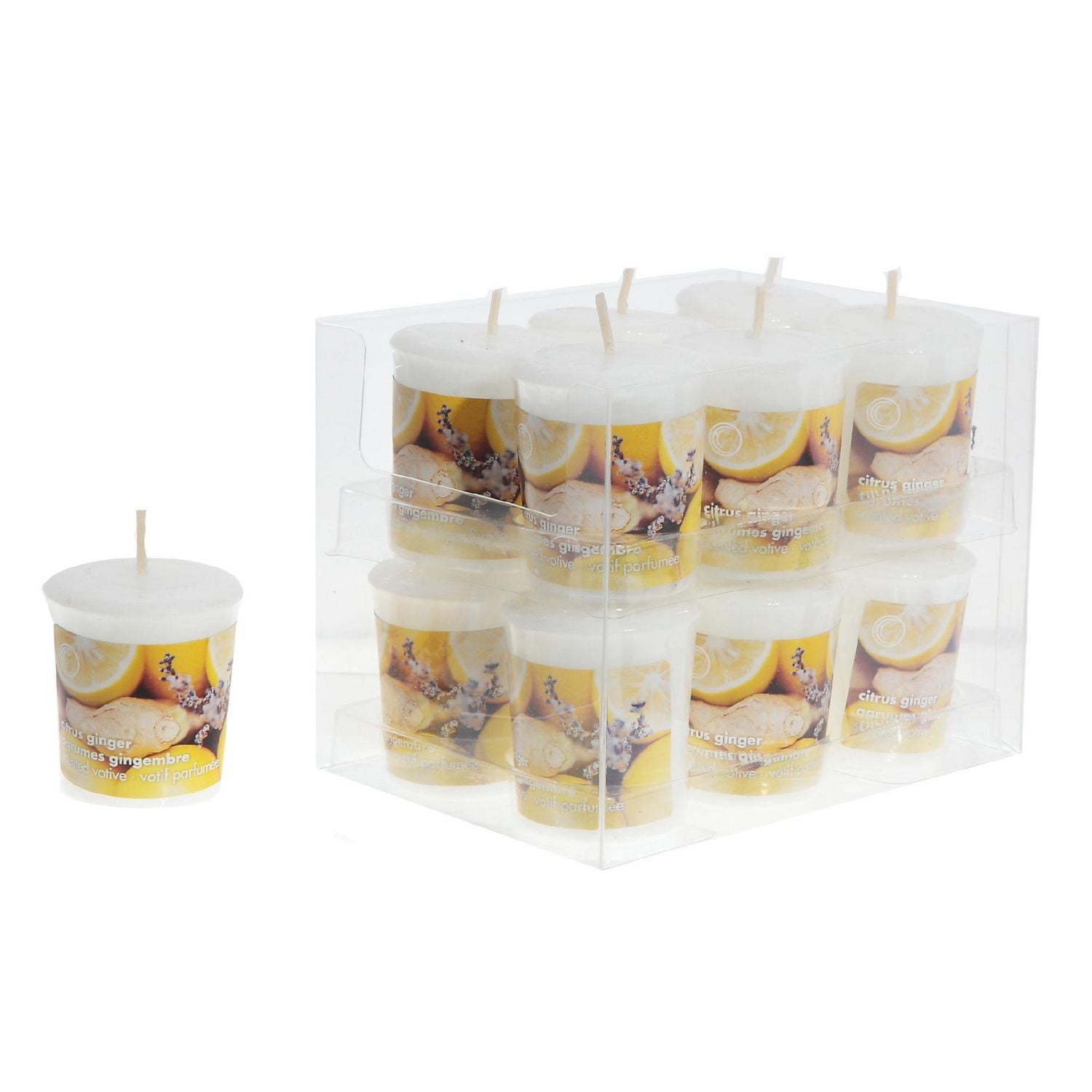 Click here for Ih Casadécor Mushroom Votive (Citrus Ginger) (12/D... prices