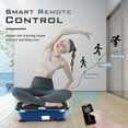 Goplus Mini Vibration Plate Fitness Exercise Machine with Remote ...