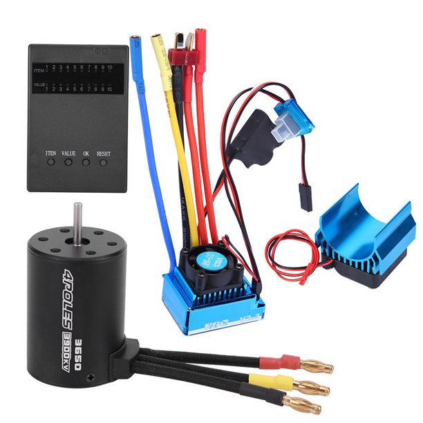 RC Heat Sink Program Card Brushless Motor Brushless ESC Motor Long For ...