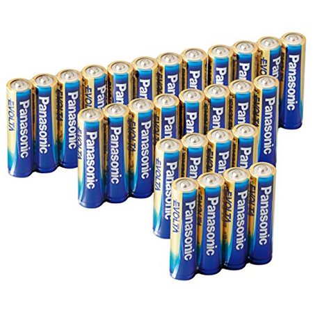 Panasonic Evolta AAA Alkaline Batteries Pack of 28 LR03EJA/28SV ...