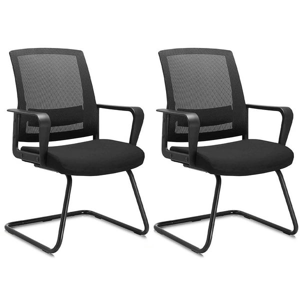 Clatina Merida Office Guest Chair Lumbar Support Mesh Conference Room ...