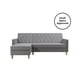 CosmoLiving by Cosmopolitan Liberty Reversible Sectional/Futon with ...