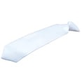 Adult Children Uniform Convenient Zippered Neck Tie Color White ...