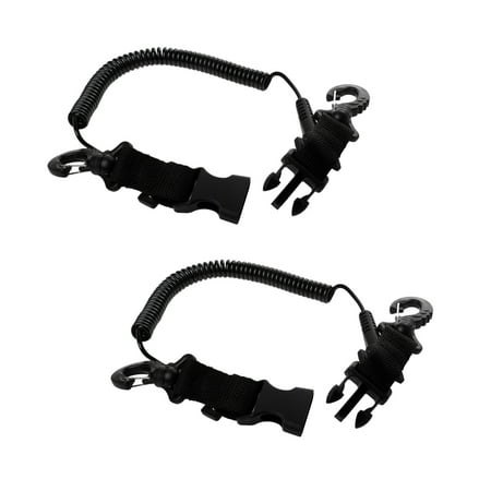 2 Pack Scuba Diving Lanyard Spring Tether Strap with Quick Release ...