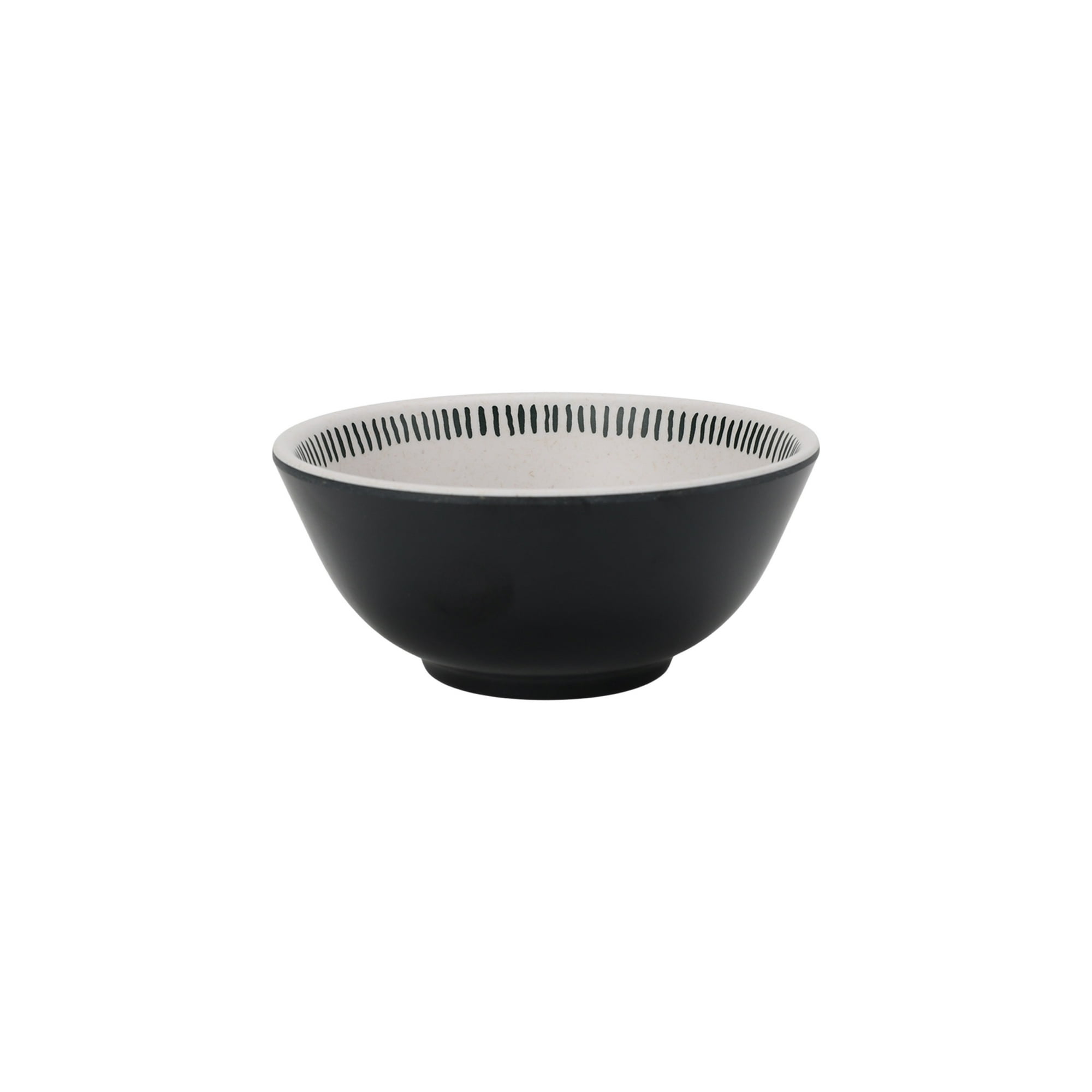 Click here for Hometrends Black Bamboo Melamine Mini Bowl 4.25 In... prices