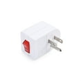 Cable Matters Single Grounded Outlet with On Off Switch, 3 Pack, White ...