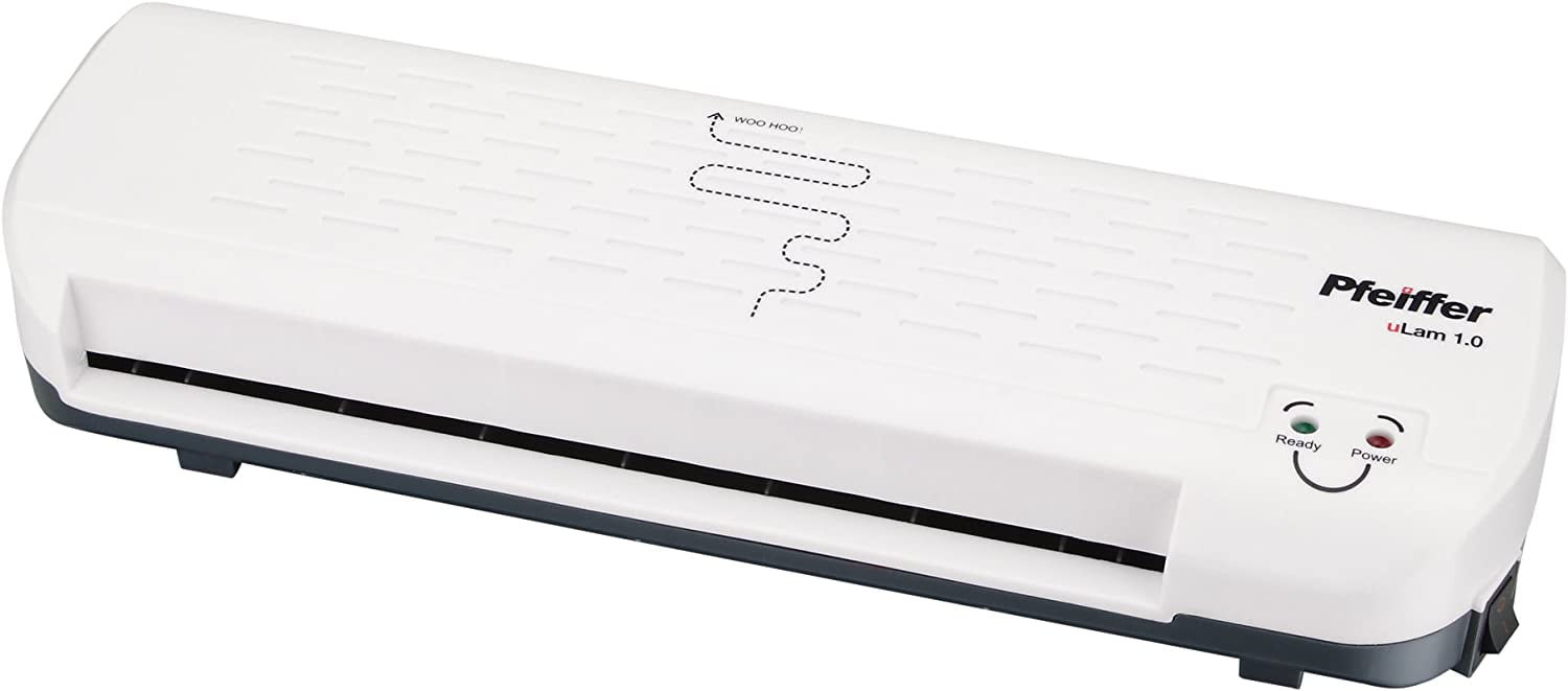 Pfeiffer uLam 1.0 9" Pouch Laminator (White) - Walmart.com