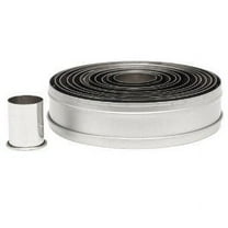 Ateco 5457 Stainless Plain Edge Round Cutter Set - 12 / ST - Walmart.com