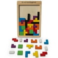 40 Pieces Wooden Blocks Puzzle - Walmart.com