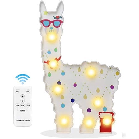New LED Painted Alpaca Night Light,Alpaca Llama Marquee Signs, Light Up ...