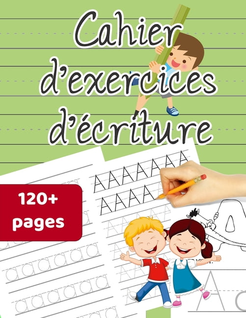 Cahier d'exercices d'écriture : Alphabet Handwriting Practice, Letter ...