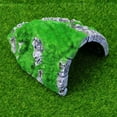 Hims Reptile Box Tortoise Habitat Artificial Moss Cave Decor Hiding Cave Landscape