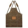 Woodworking Apron for Men, Work Apron with Multiple Tool Pockets, Durable Waxed Canvas Apron ...