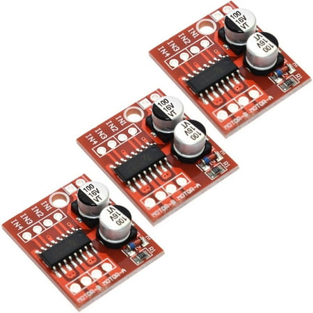 Mini L298N DC Motor Driver MX1508 1.5A Dual Channel 2 Way PWM Speed Controller Dual H-Bridge ...