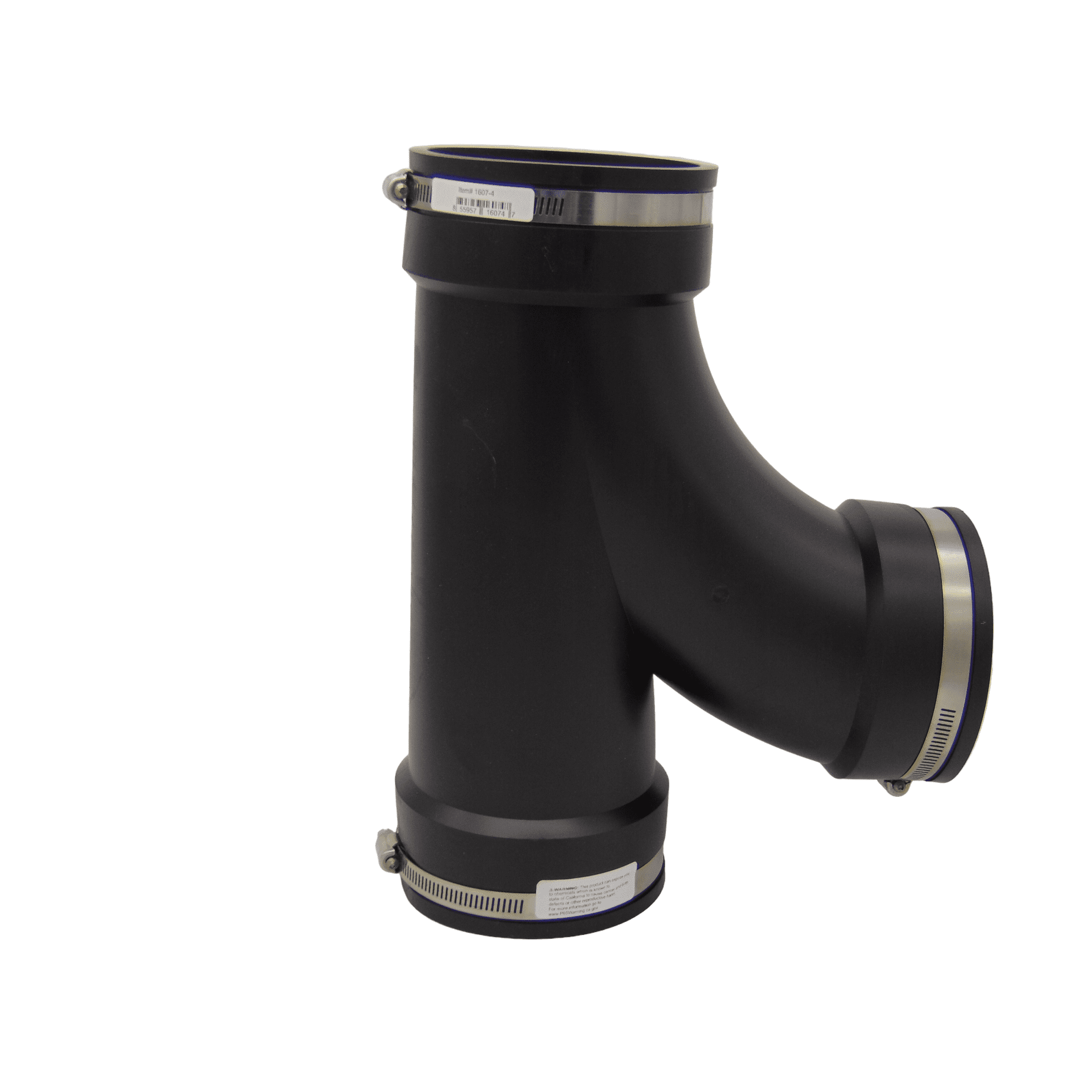 Avalon Rubber Flex San Tee Pipe Coupling 4" x 4" - Walmart.com