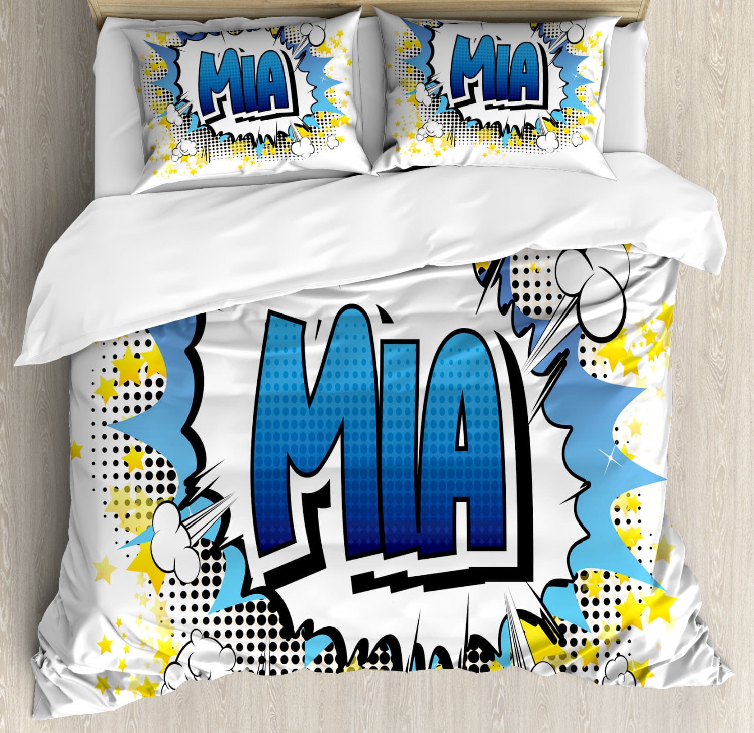 Mia King Size Duvet Cover Set, Widespread Feminine Name in the United ...