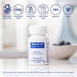Pure Encapsulations Iron-C | Iron and Vitamin C Supplement to Support ...