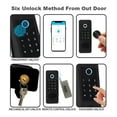 Smart Door Lock Wifi Bluetooth Fingeprint Password 13.56mhz M1 Card ...