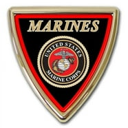 U.S. Marine Corps Eagle and Anchor (EGA) Metal Auto Emblem - Walmart.com