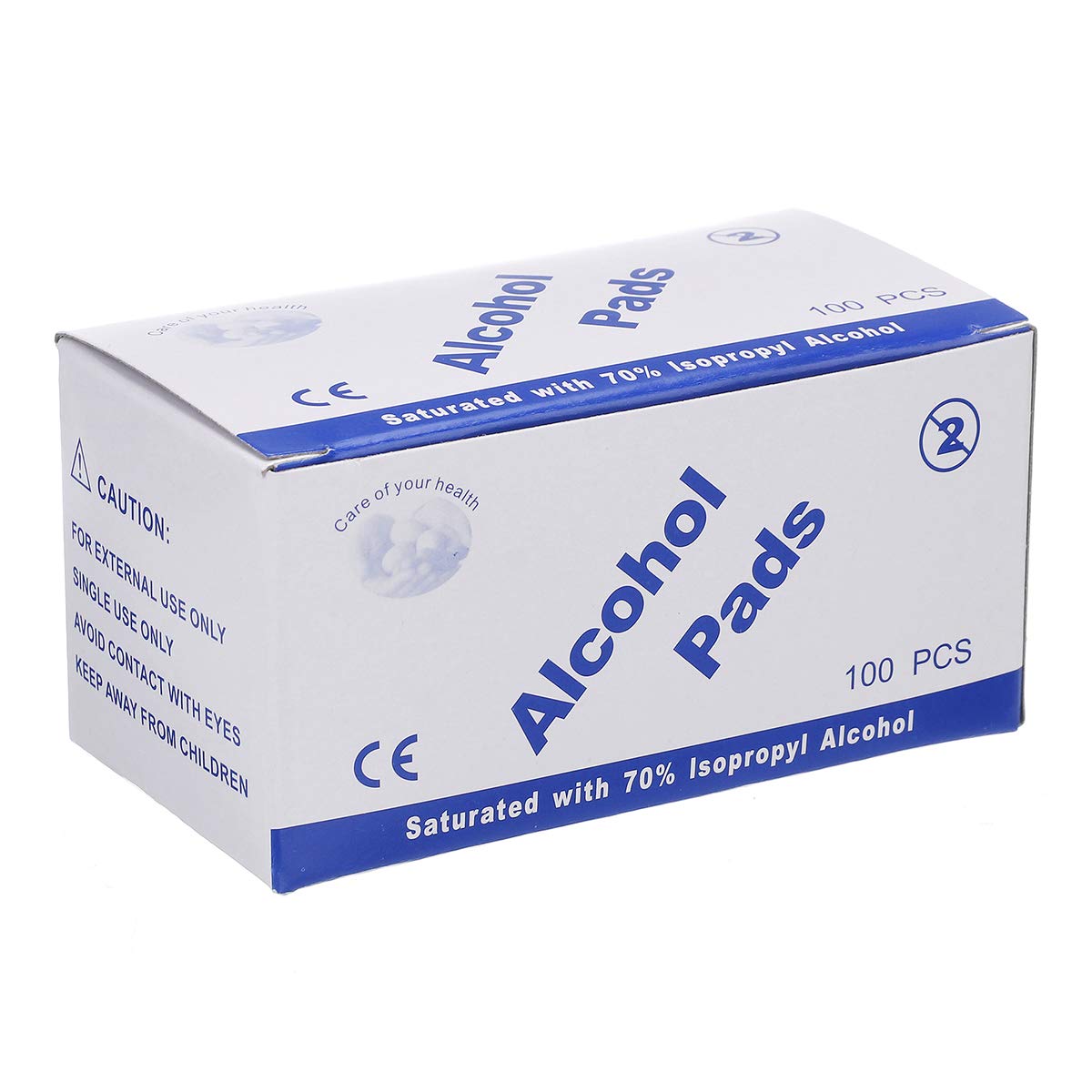 Hand Cleaning Wips, Wet Pads, Box of 100, 30X60mm, Individually Wrapped ...