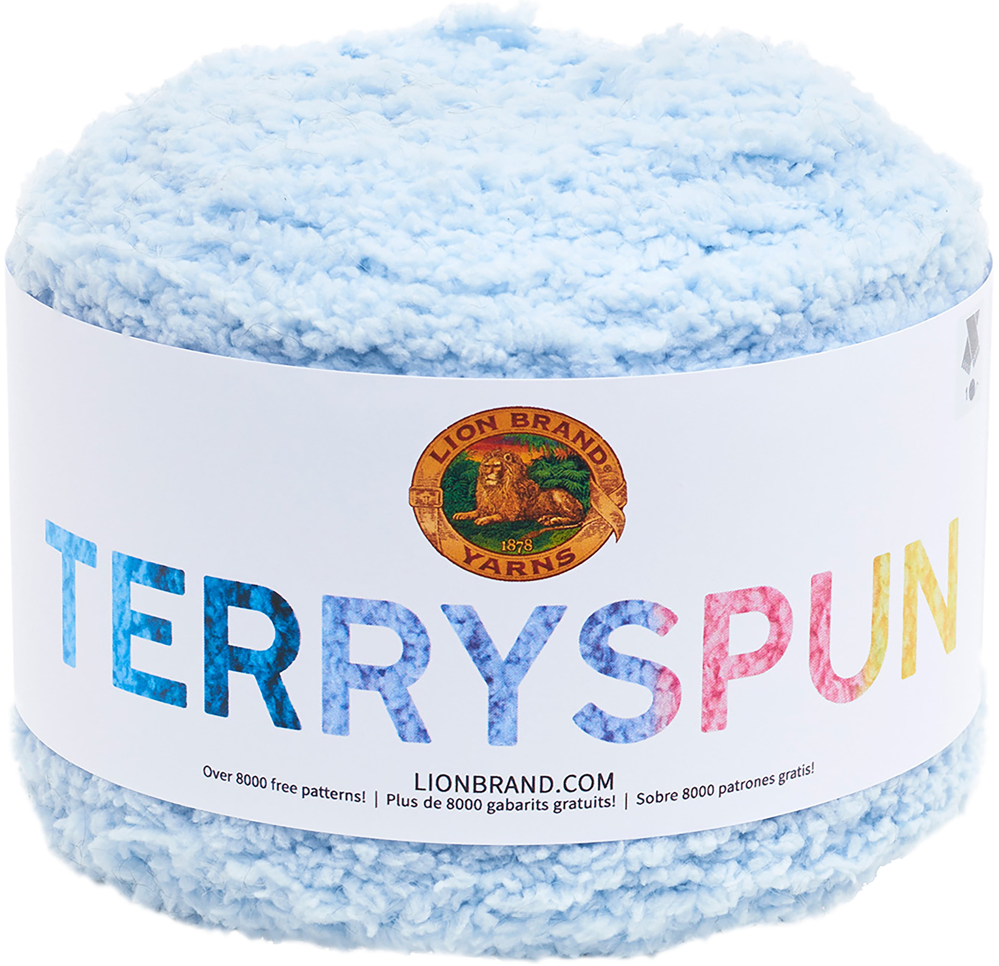 Lion Brand Yarn Terryspun-Snow Cone - Walmart.com