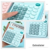 FELTECHELECTR Desk Calculator Office Calculator ABS Sky-blue Office ...