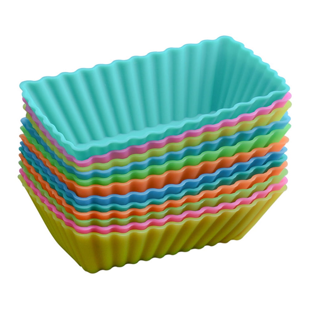 Click here for Kakowely 24pcs Silicone Rectangular Design Muffin... prices