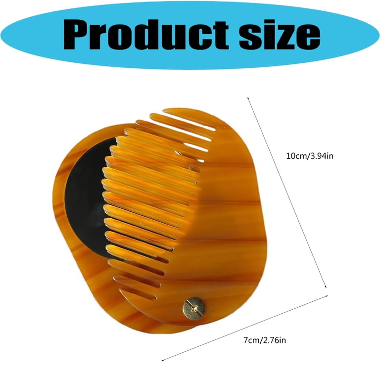 Ciwanning Modern Foldable Makeup Mirror With Comb Perfect For Bags And ...