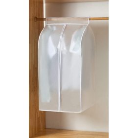 Sorbus Garment Rack Cover - 6 Ft Transparent Clothes Rail Cover ...