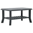 vidaXL Coffee Table End Table with Storage Shelf Side Couch Table ...