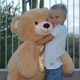 Free Shipping! MorisMos 4ft Giant Brown Teddy Bear Stuffed Animal, Big Teddy Bear Plush ...