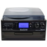 Boytone BT-22B Home Bluetooth Record Player, AM/FM Stereo, CD, Cassette ...