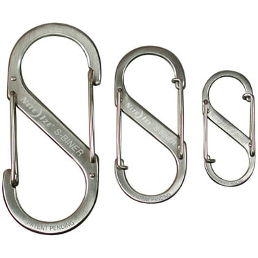 Nite Ize S-Biner SlideLock #4 Stainless Steel - Walmart.com