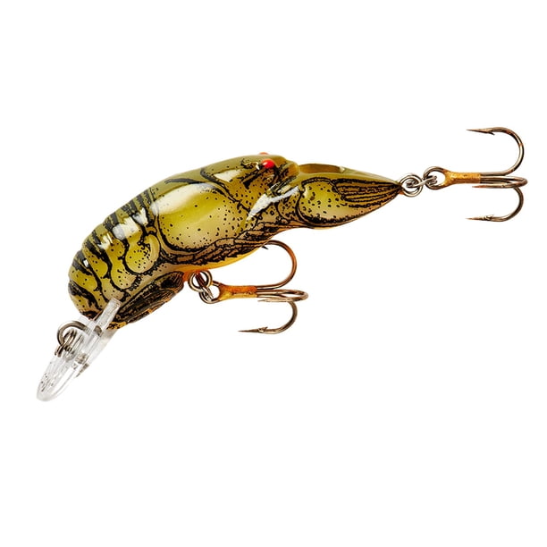 Rebel Middle Wee Craw Crankbait Stream Crawfish 1 11/16" 3/16 oz ...