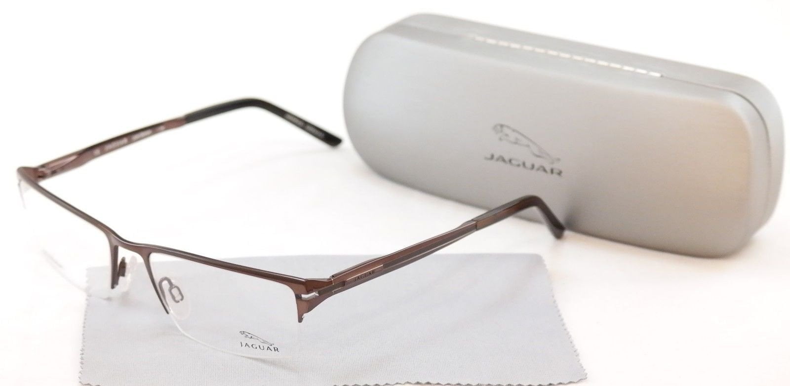 Jaguar Eyeglasses 39504-510 Brown Sand Metal Frame Germany Made 54-18 ...