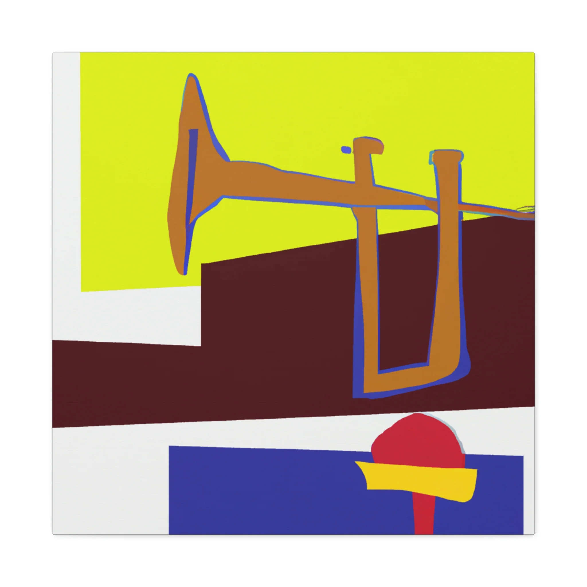 Trombone Simplicity - Canvas - Walmart.com