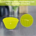 Baking Cups of 24 Pack, Square and Round Muffin Baking Liners, Thicken ...