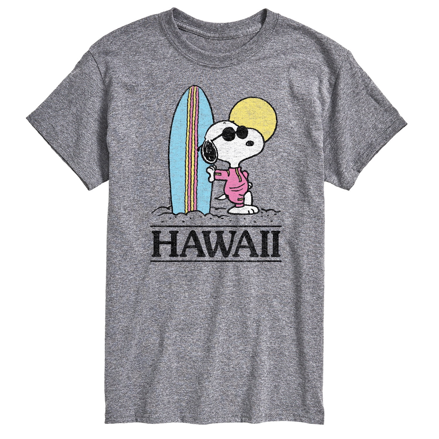 Peanuts - Hawaii - Men's Short Sleeve Graphic T-Shirt - Walmart.com